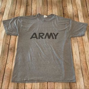 U.S. Army | Shirts | Authentic Army Physical Fitness Tshirt Medium ...